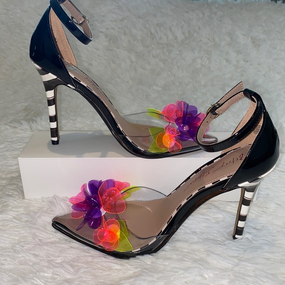 Betsey Johnson | Shoes | Betsey Johnson Landyn Striped Stiletto Heeled ...
